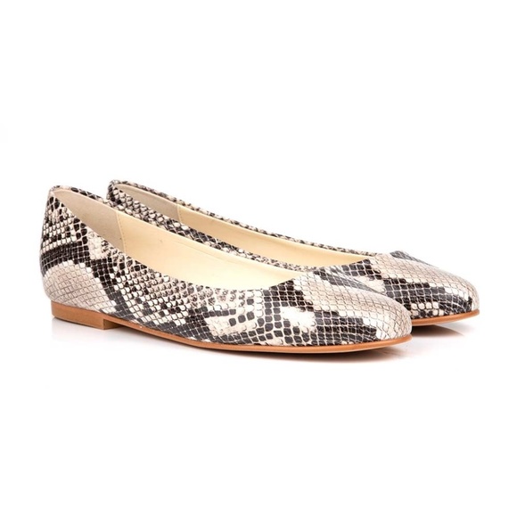 Beyond Skin | Shoes | Daisy Faux Snake Vegan Flat Shoes | Poshmark